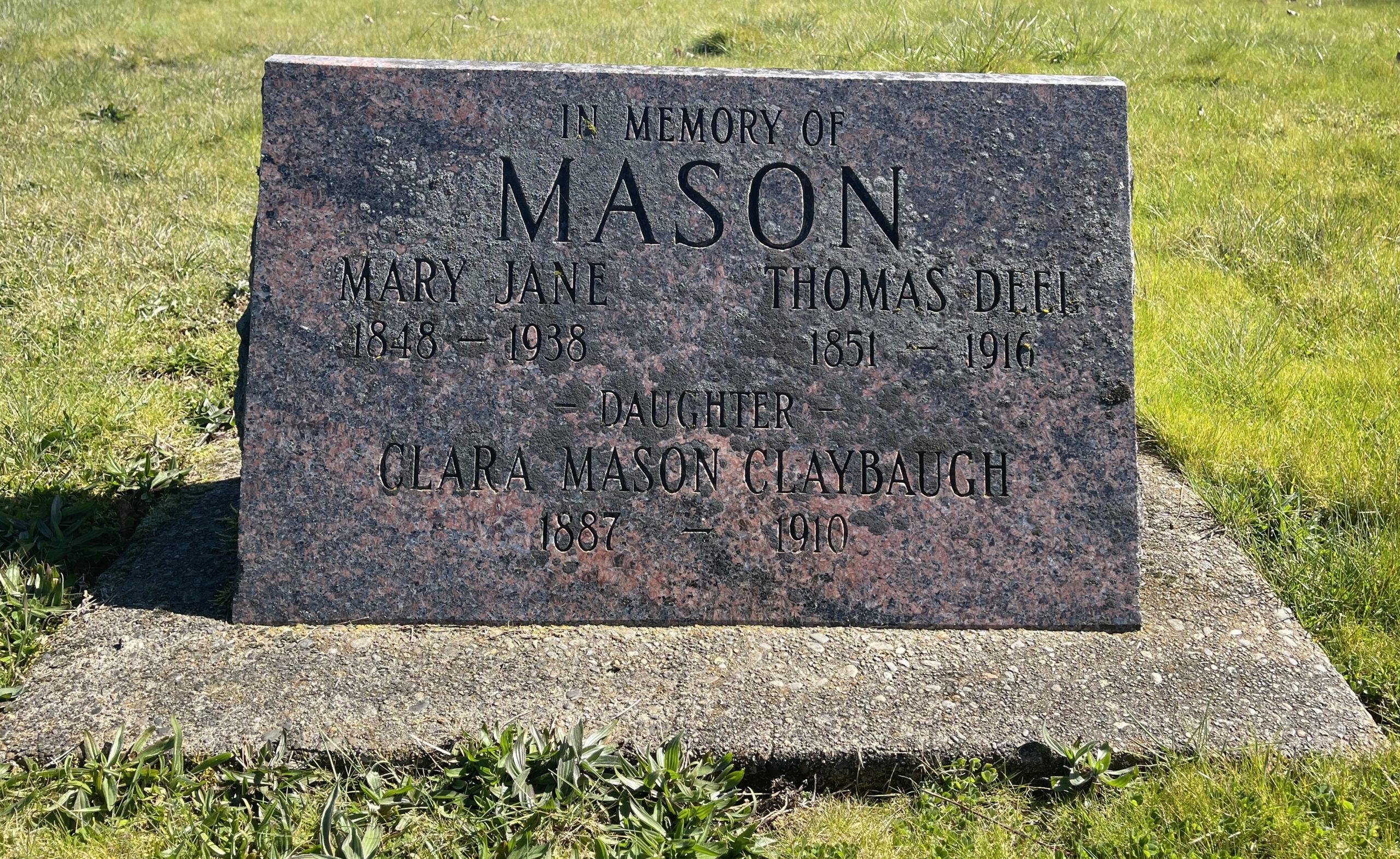 Mount Union Stories: Thomas D. Mason (1851-1916) - Philomath News