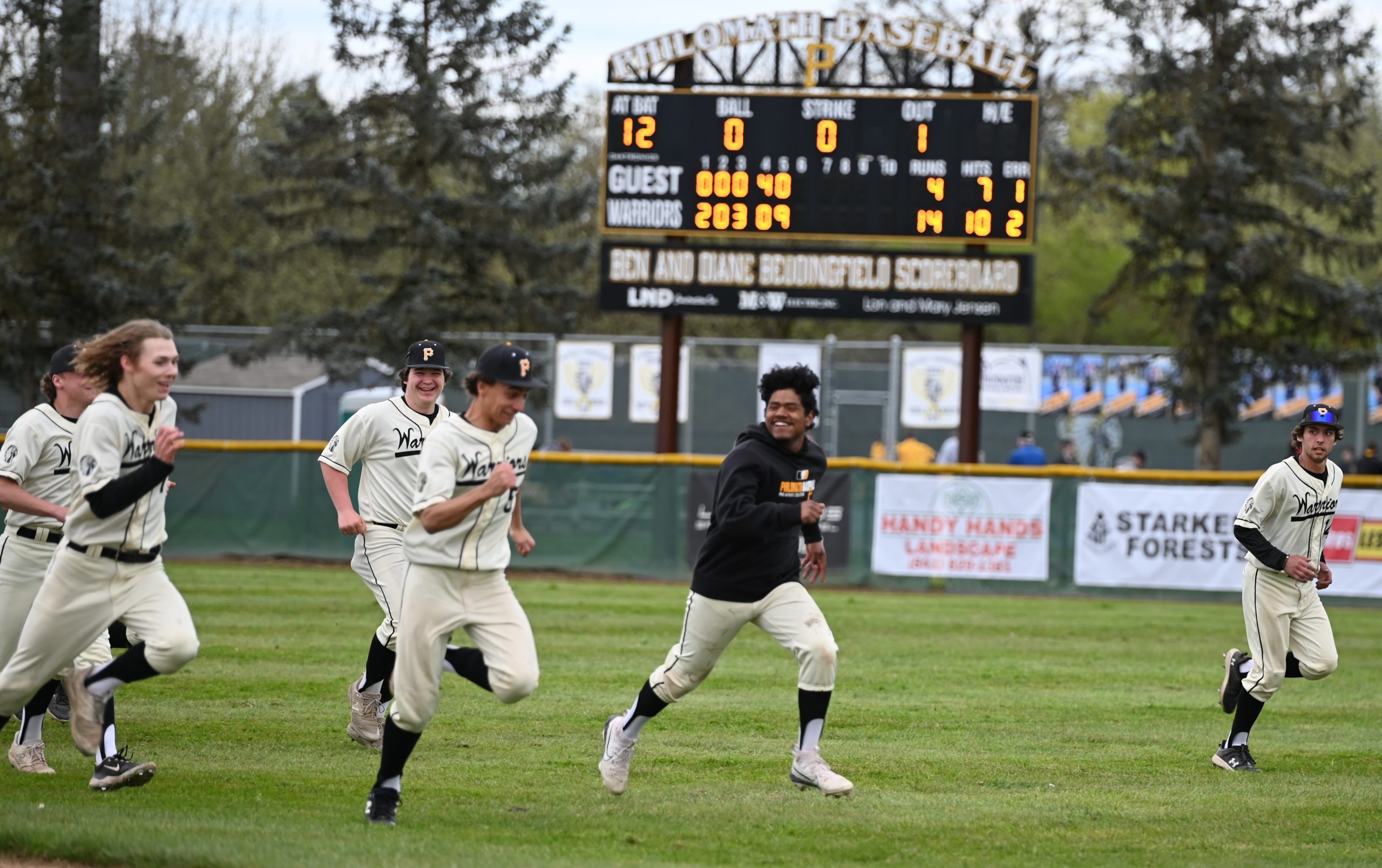 PHS baseball team sweeps Sweet Home series - Philomath News