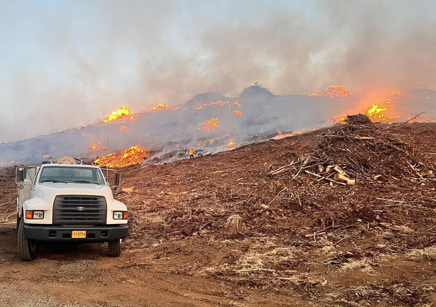 Wildfire breaks out on Evergreen Ridge west of Philomath - Philomath News